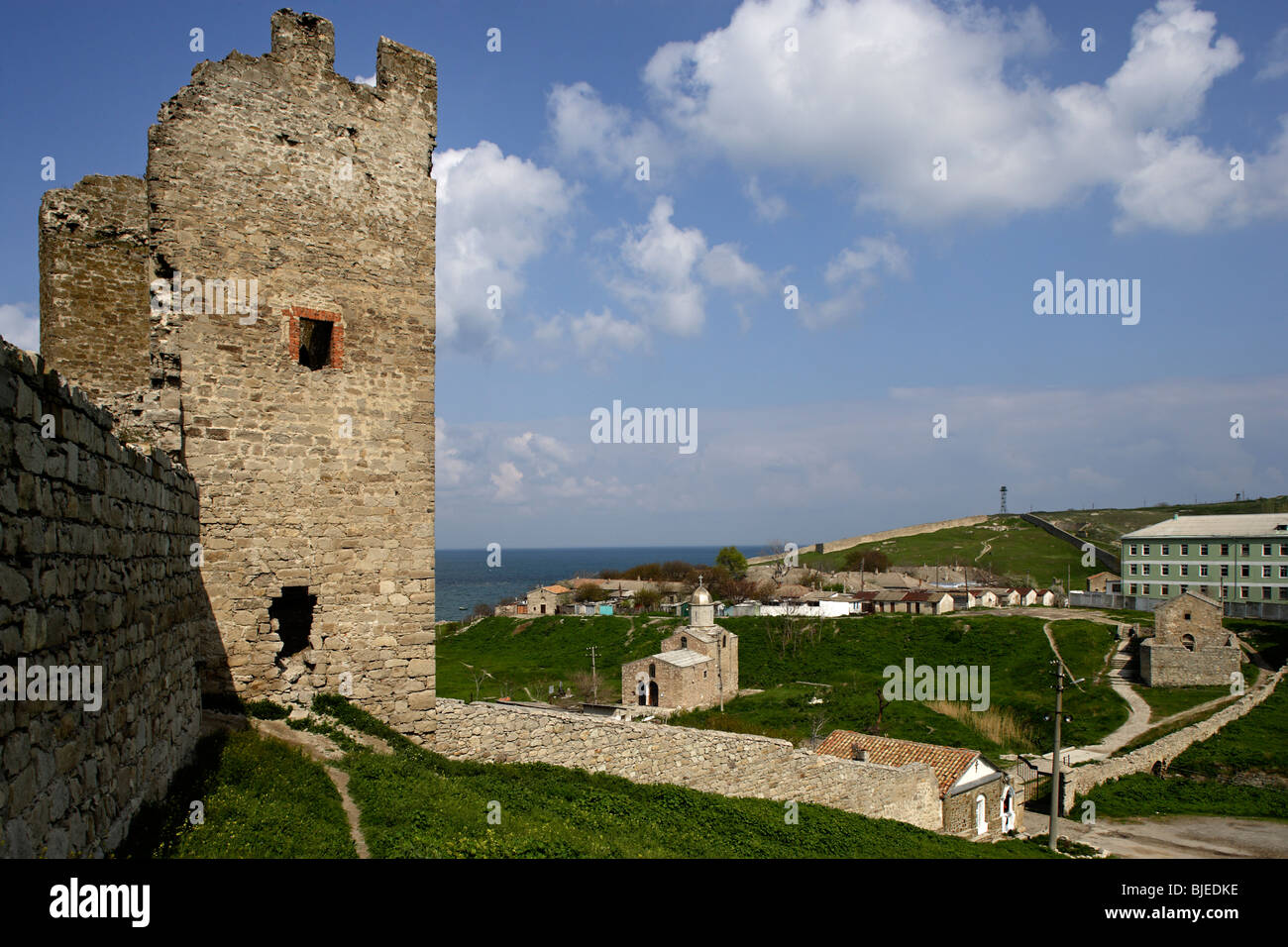 Ukraine,Crimea,Feodosia,Genoa fortress,14th century Stock Photo - Alamy