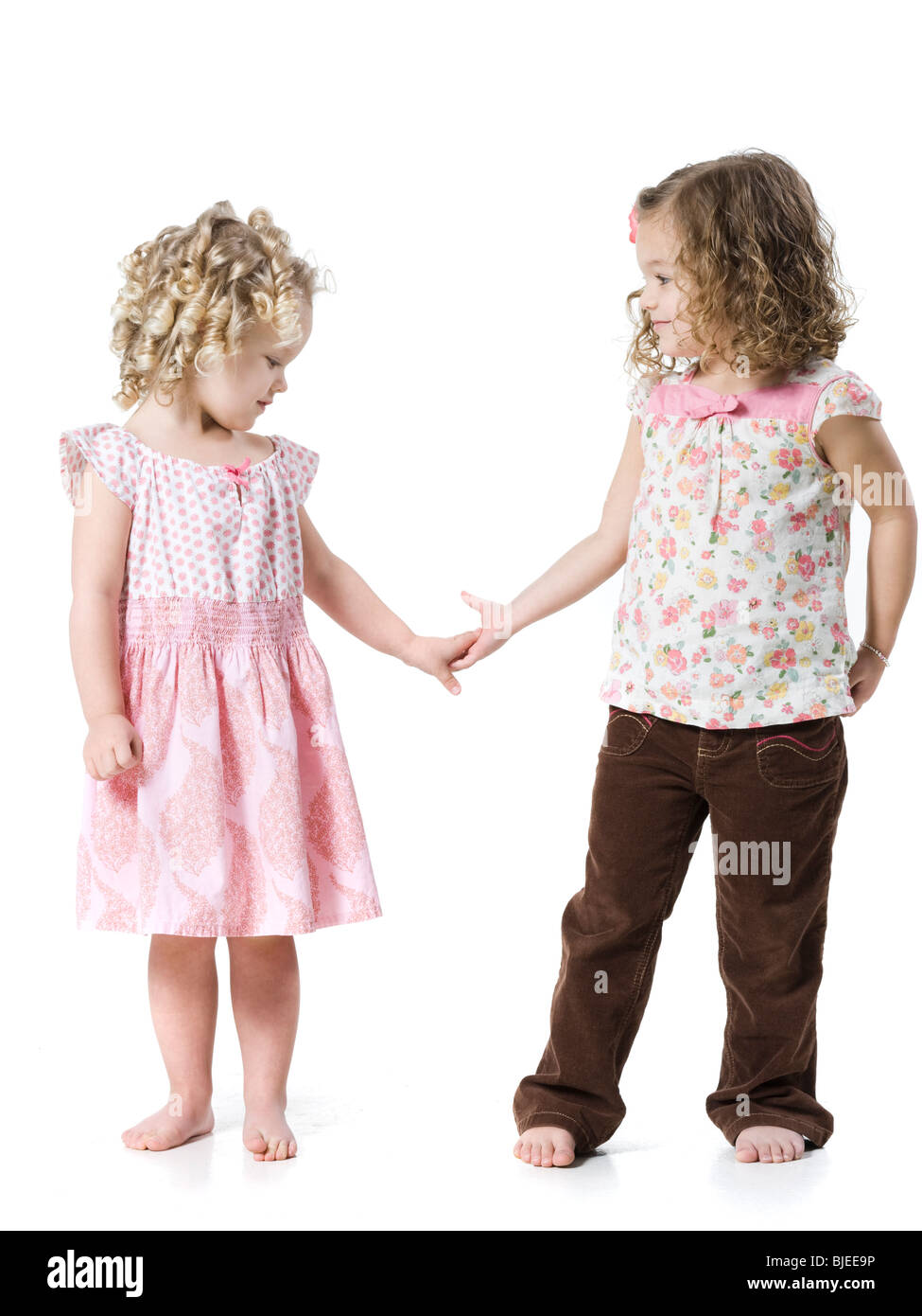 two little girls Stock Photo - Alamy