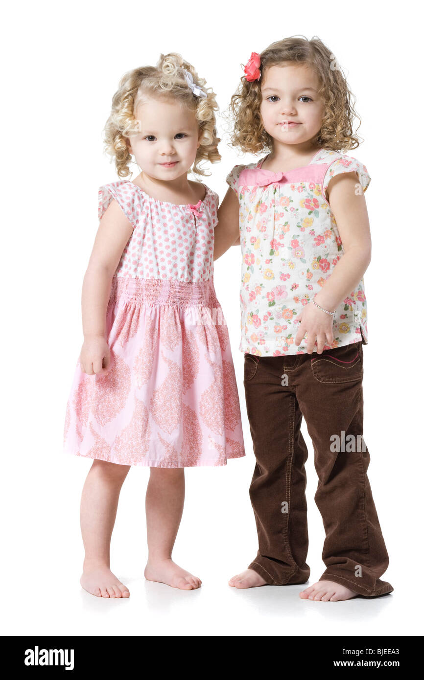 two little girls Stock Photo - Alamy