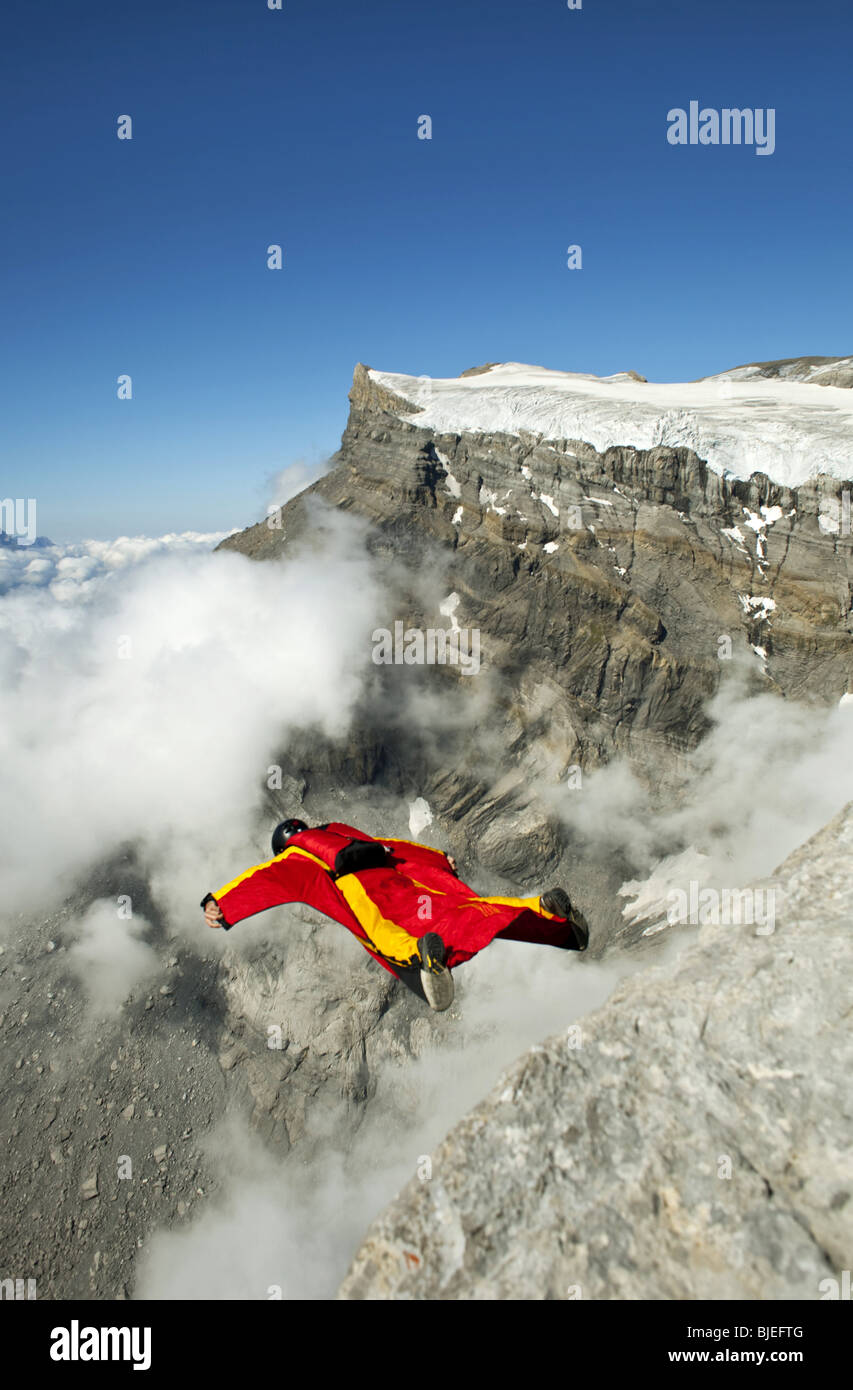 Wingsuit Base Jumping Wallpaper
