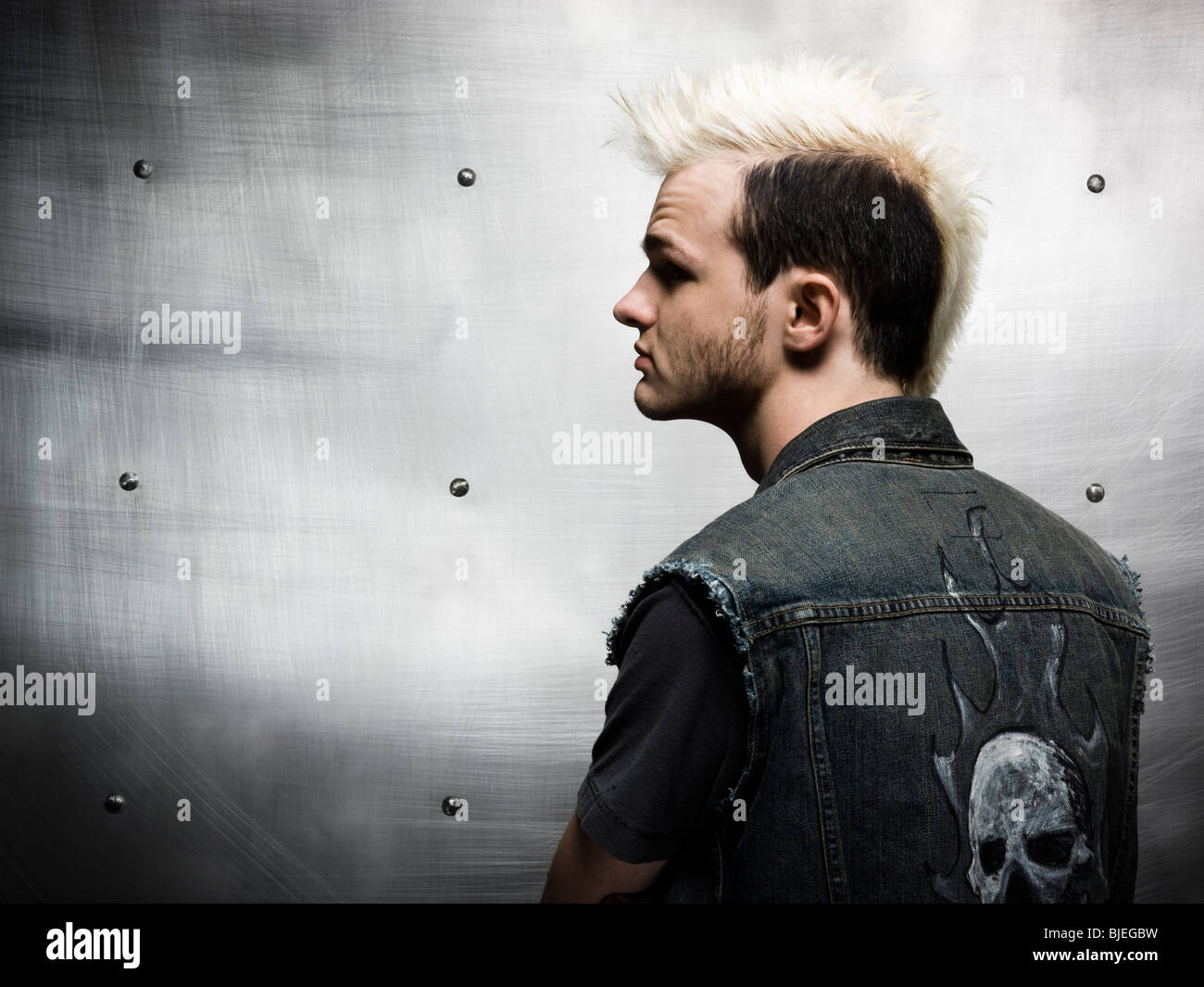 man with a mohawk Stock Photo - Alamy