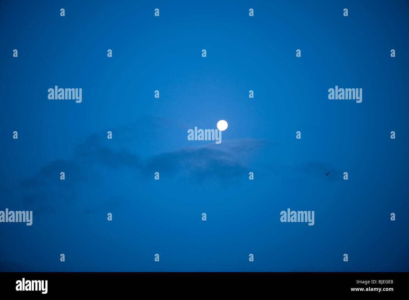 Moon and cloud Stock Photo - Alamy