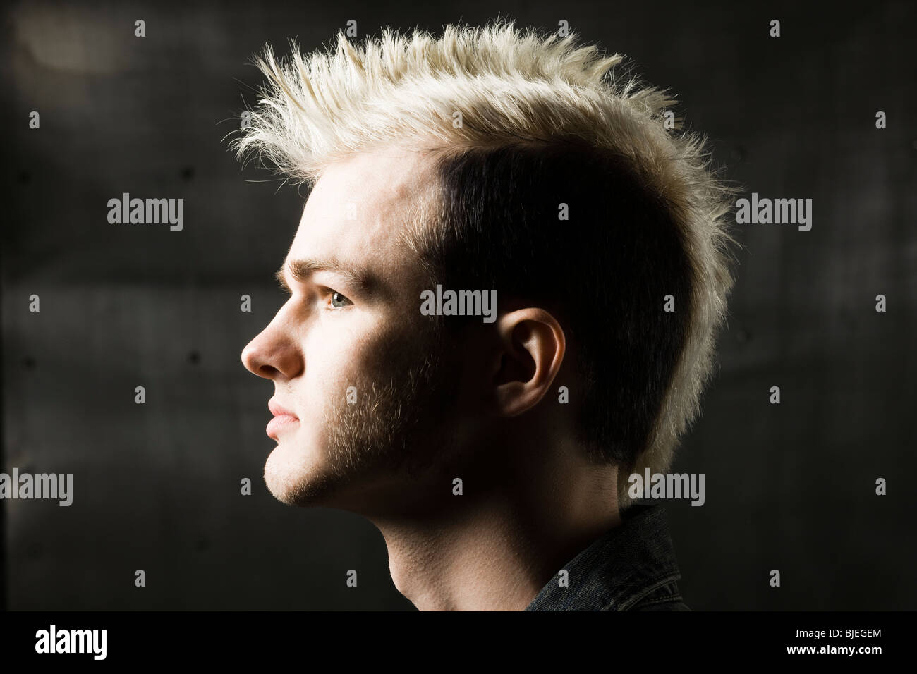 man with a mohawk Stock Photo - Alamy