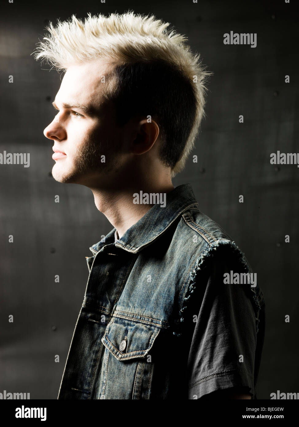 man with a mohawk Stock Photo - Alamy