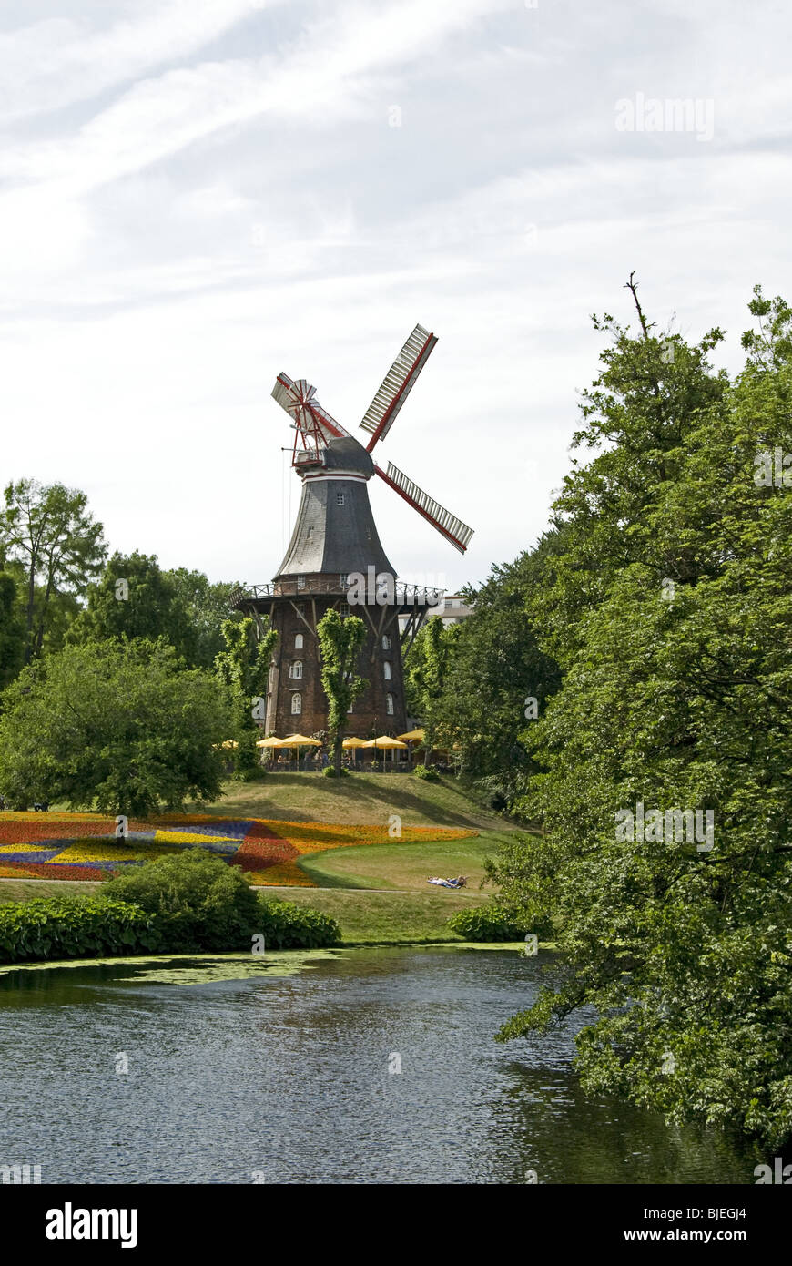 Windmill, Bremen, Germany Stock Photo - Alamy