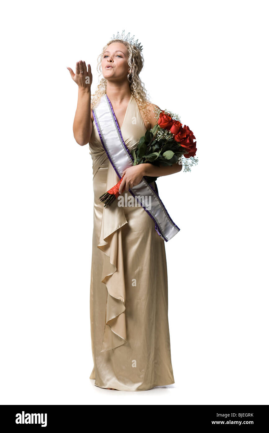 Beauty pageant sash Cut Out Stock Images & Pictures - Alamy