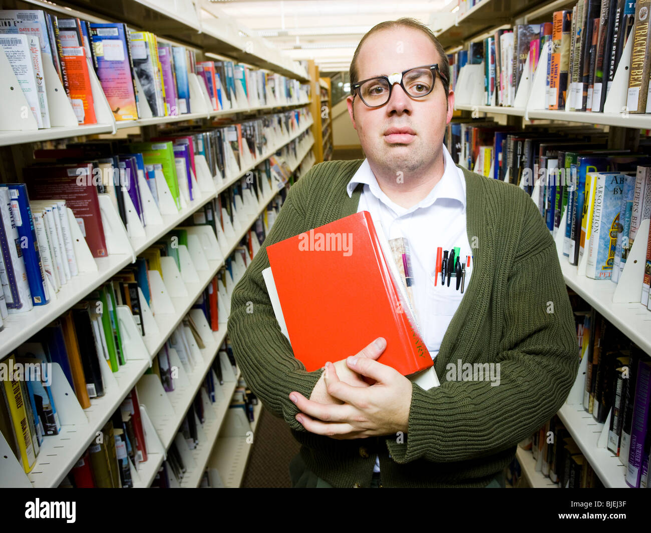 in the library Stock Photo - Alamy