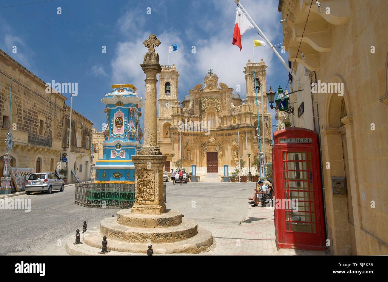 Church, Gharb, Gozo, Malta Stock Photo - Alamy