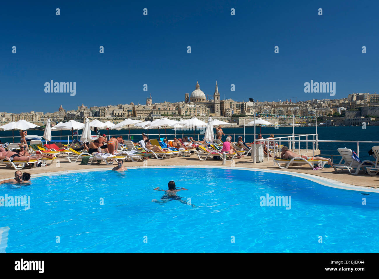 Pool, Sliema, Malta Stock Photo - Alamy