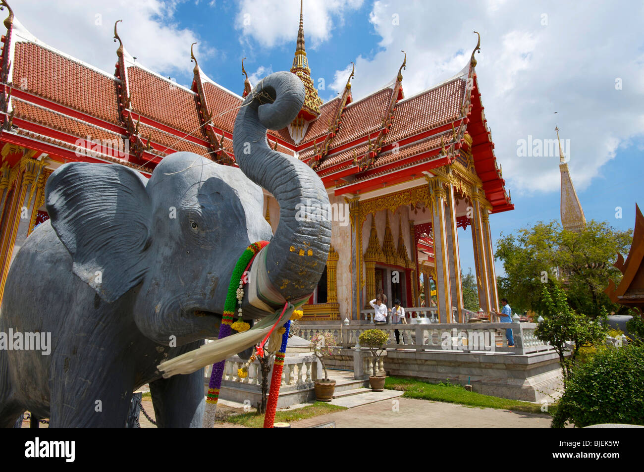 Temple, Wat Chalong, Phuket, Thailand Stock Photo - Alamy