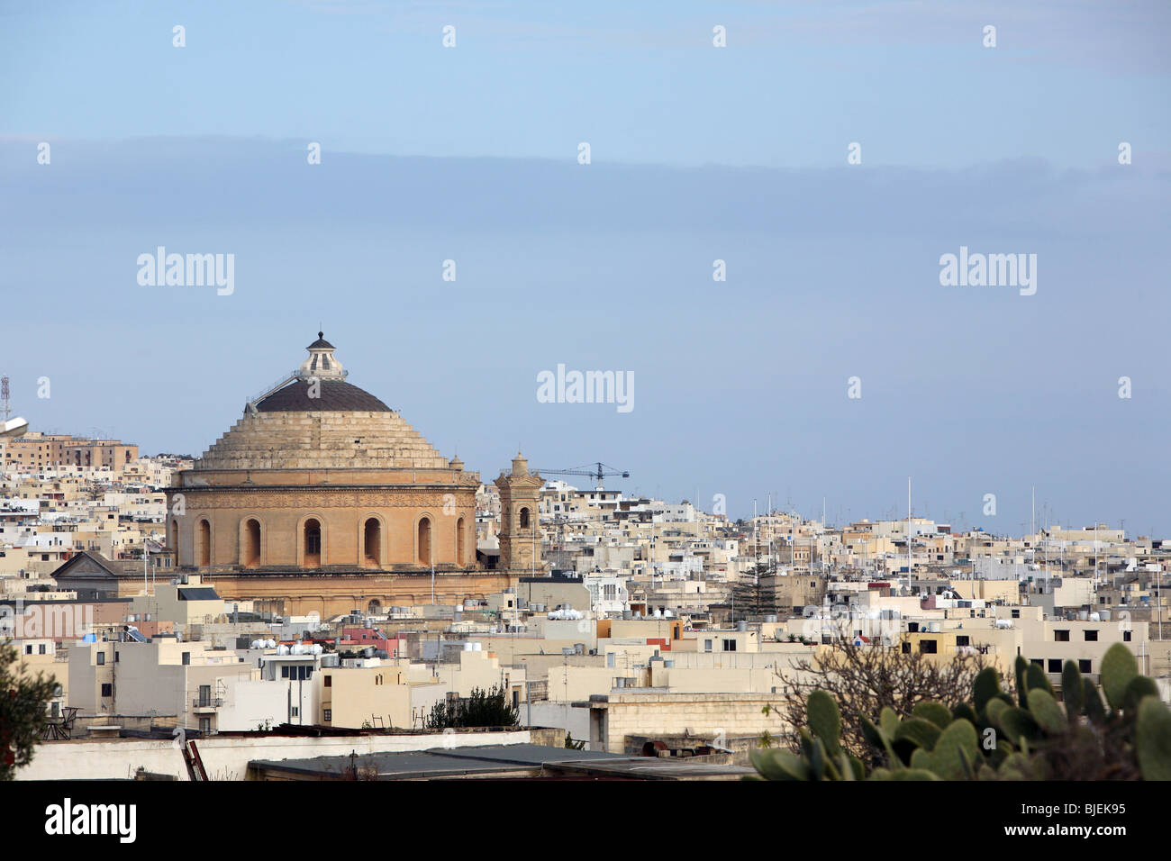 The dome of the Church of St Paul in Mosta Stock Photo - Alamy