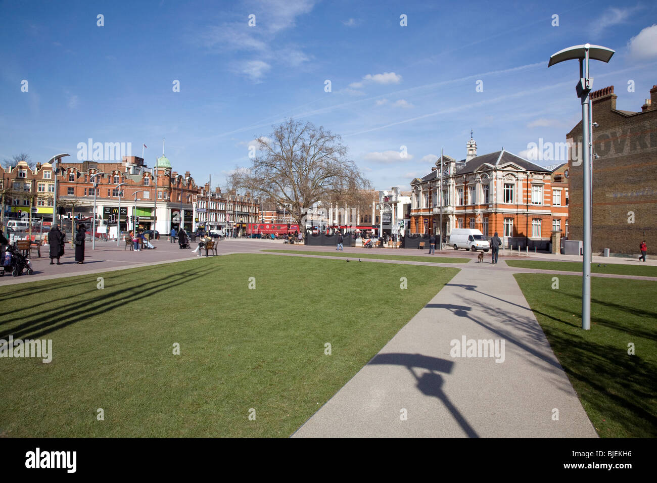 Windrush square brixton london plaza hi-res stock photography and ...