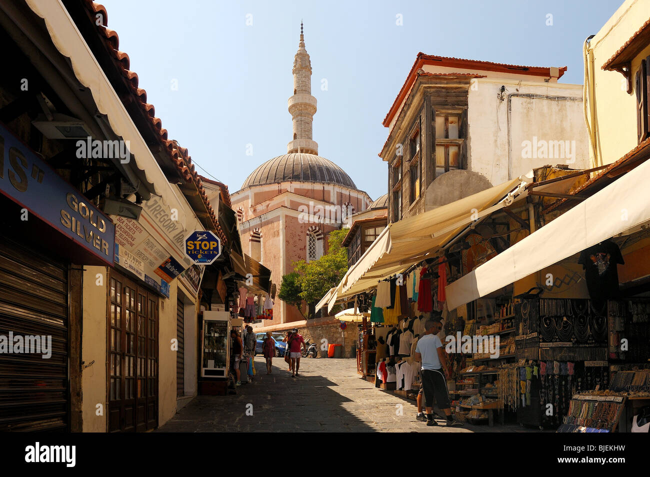 Rooftops in rhodes greece hi-res stock photography and images - Alamy