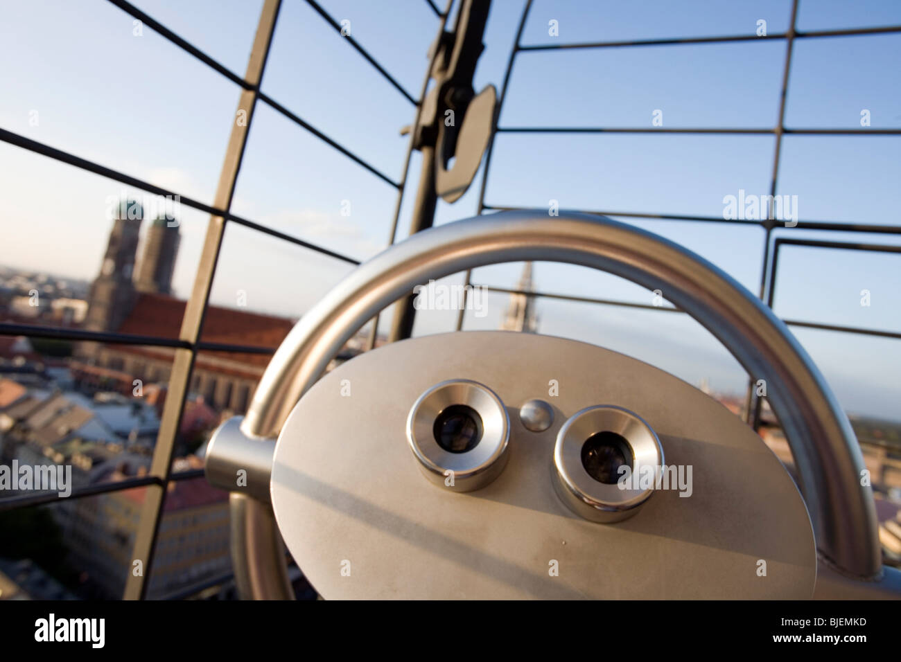 Telescope, Alter Peter, Munich, Bavaria, Germany Stock Photo - Alamy