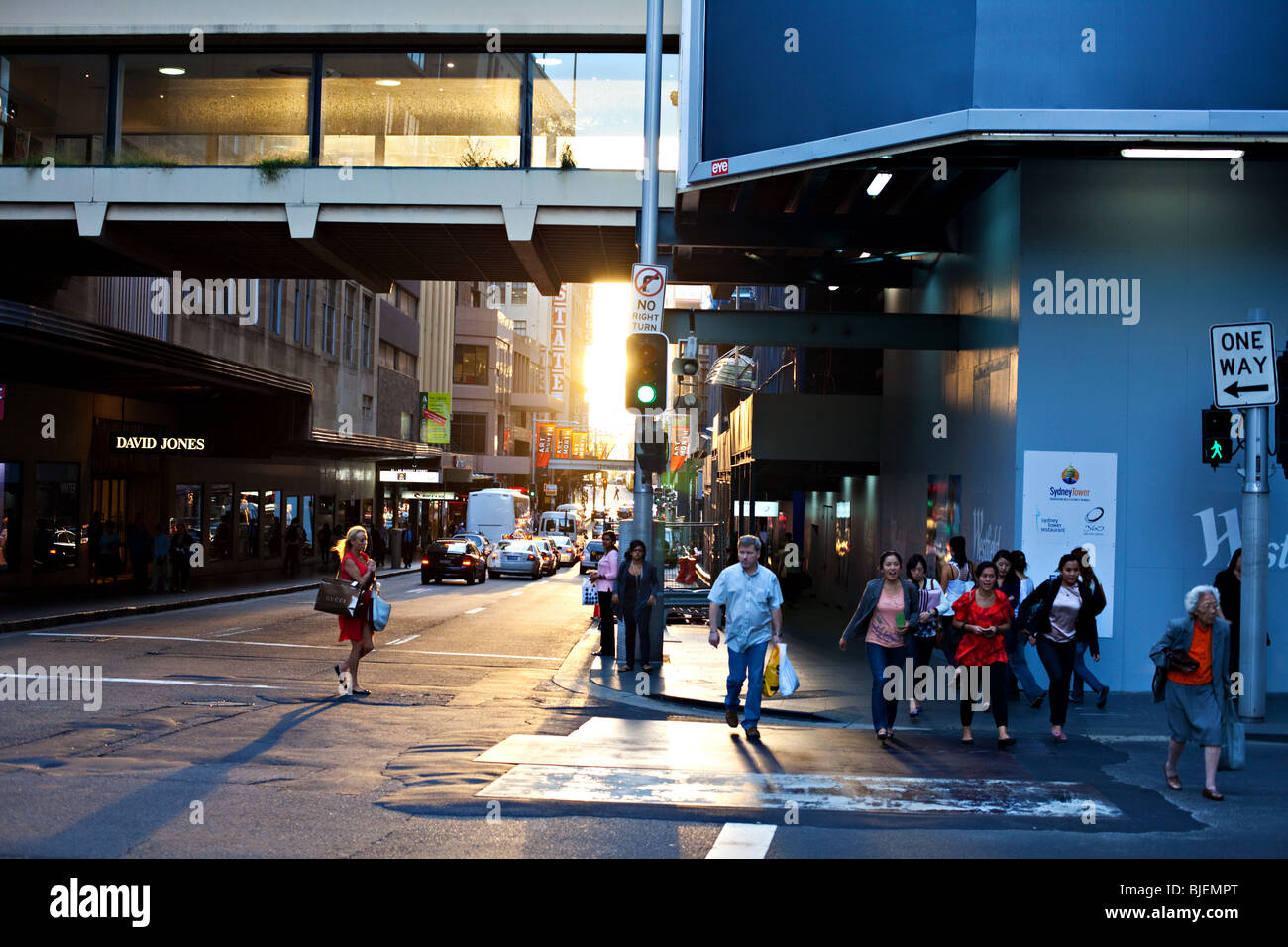 Market street, CBD Sydney, NSW, Australia Stock Photo - Alamy
