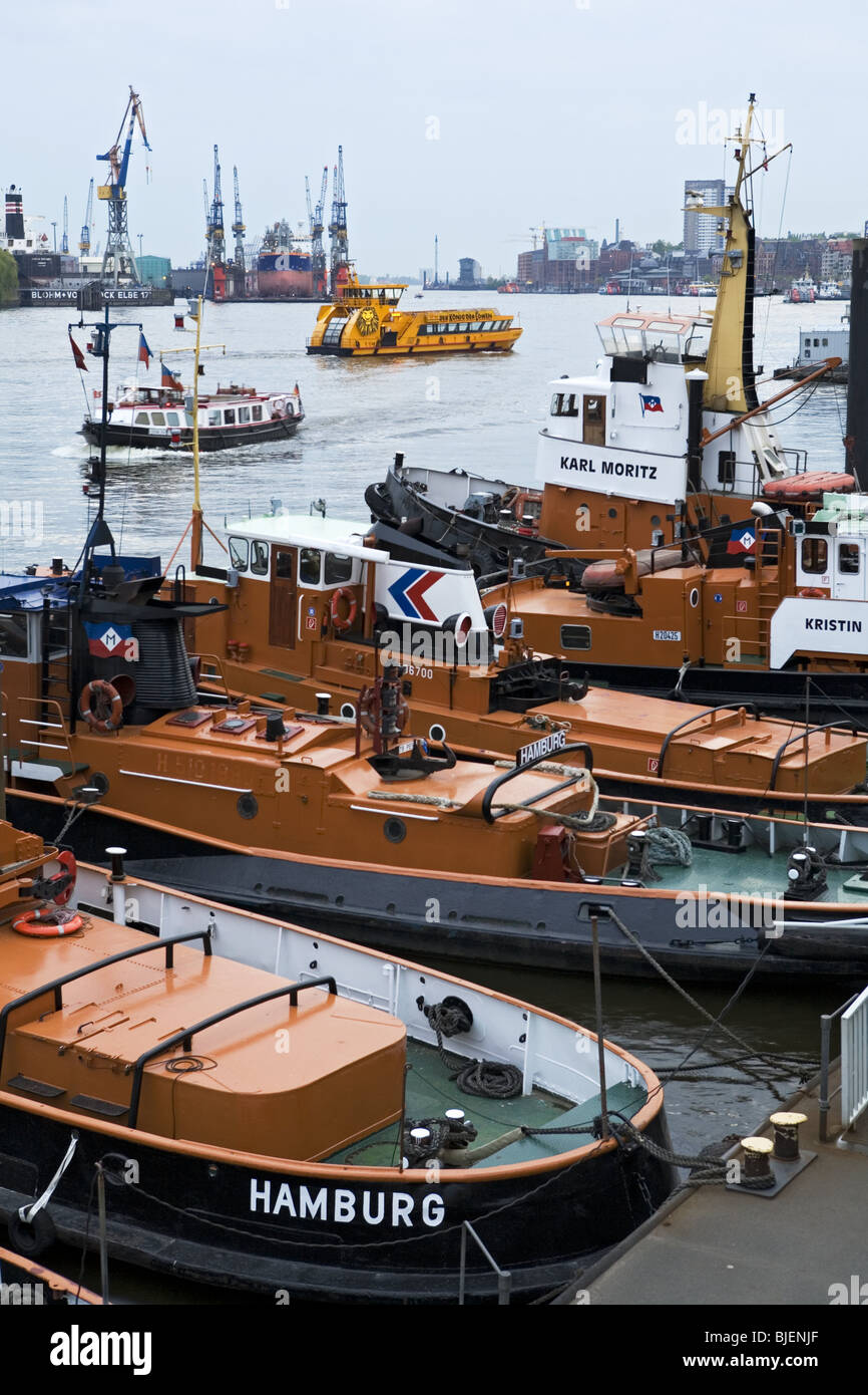 Hamburg harbour, Hamburg, Germany Stock Photo - Alamy