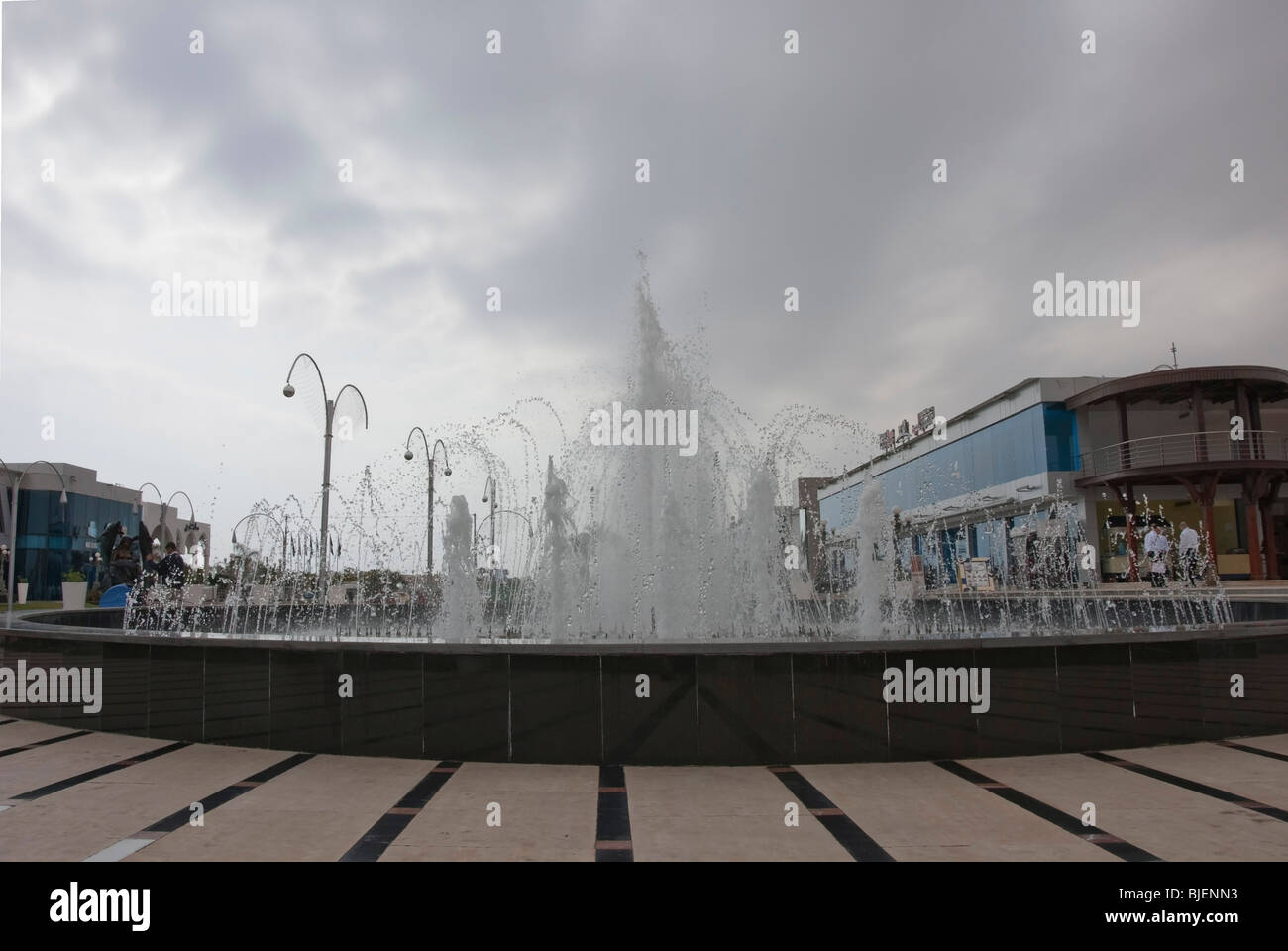 Musical Fountain Soho Square Sharks Bay Sharm El Sheikh Egypt Stock ...