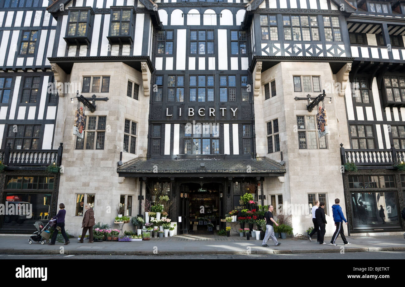 Liberty's london shop hi-res stock photography and images - Alamy