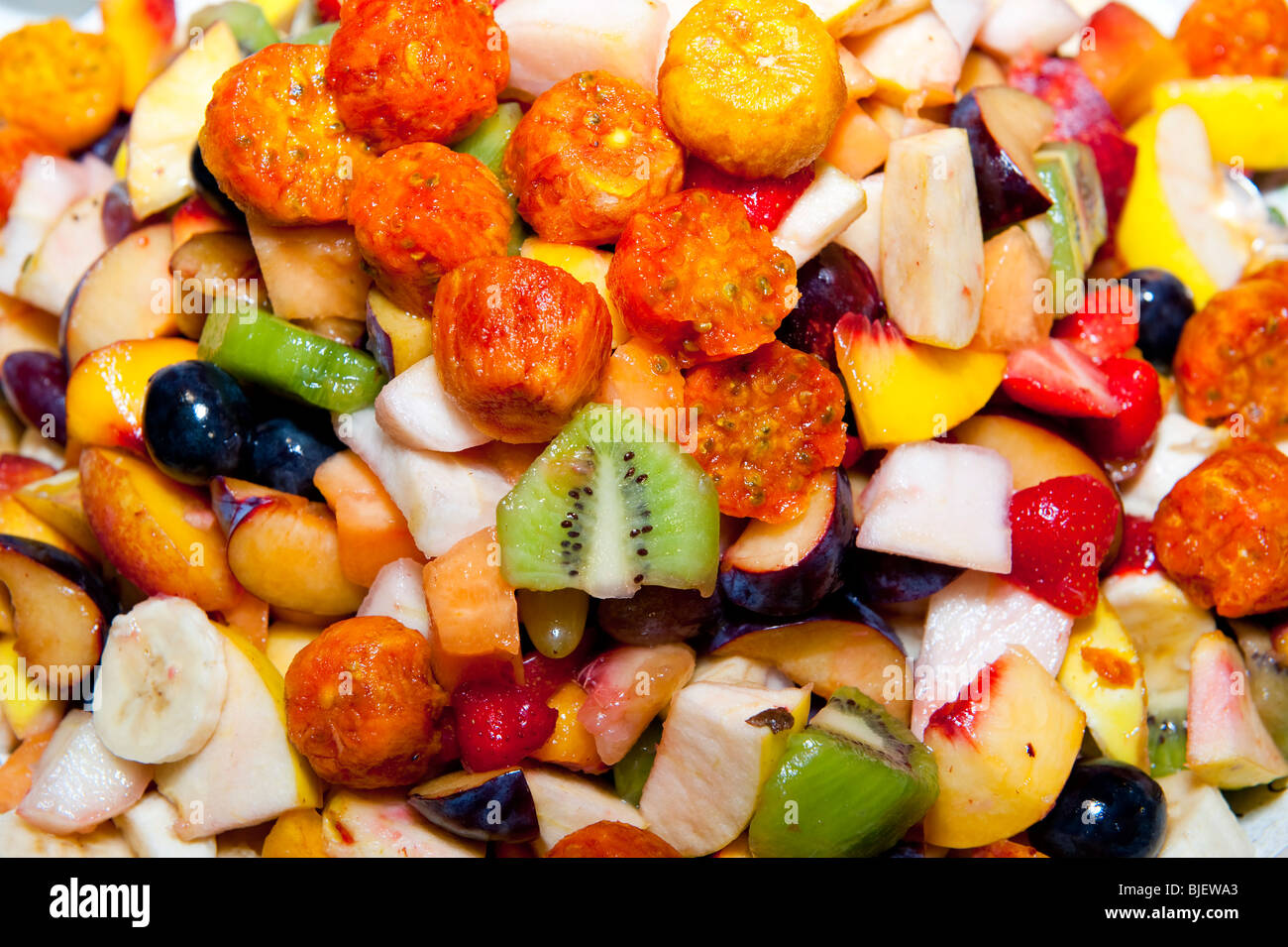 Mixed fruit salad hi-res stock photography and images - Alamy