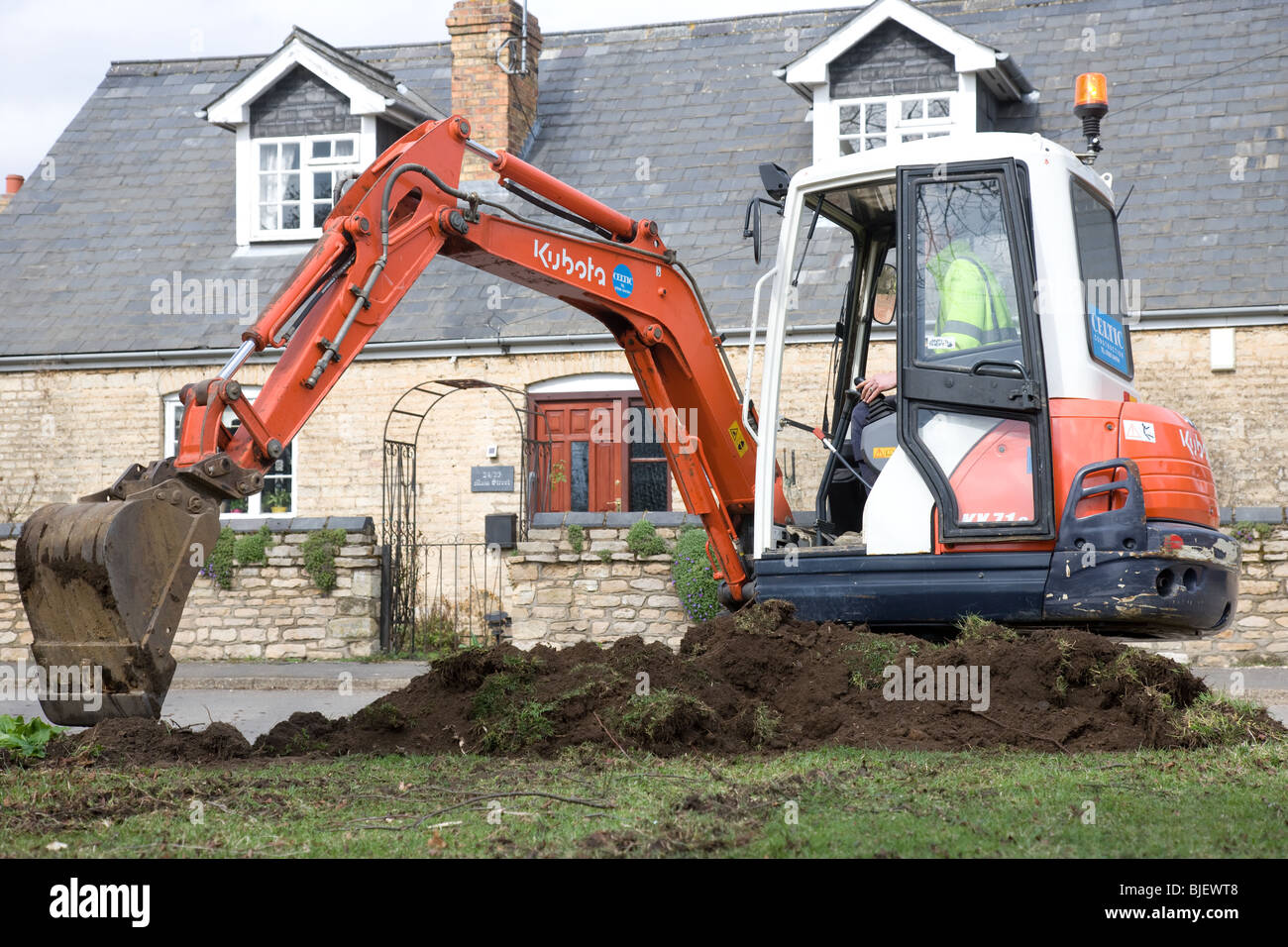 Kubota mini digger hi-res stock photography and images - Alamy