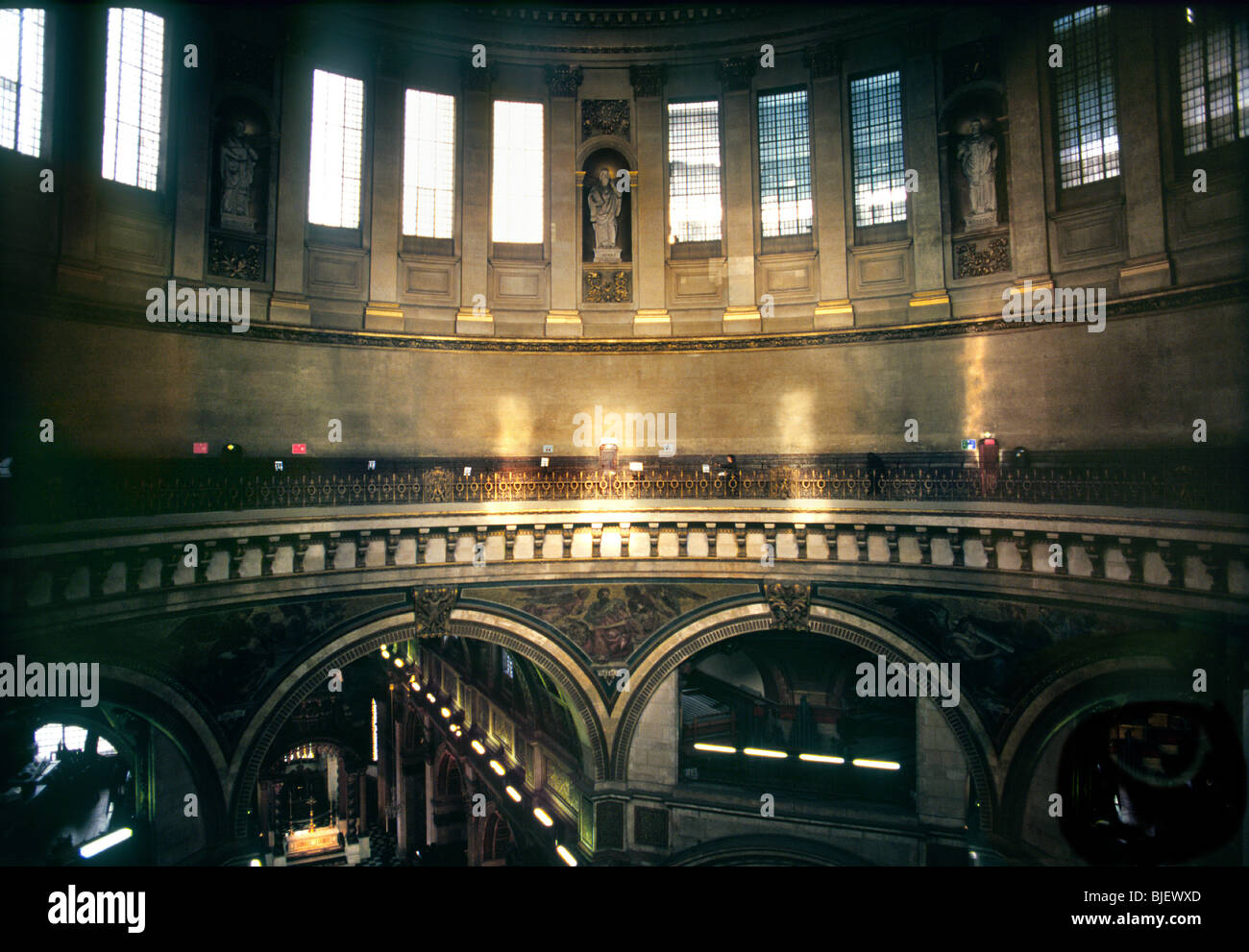 The "Whispering Gallery" in St.Pauls Cathedral London Stock Photo - Alamy
