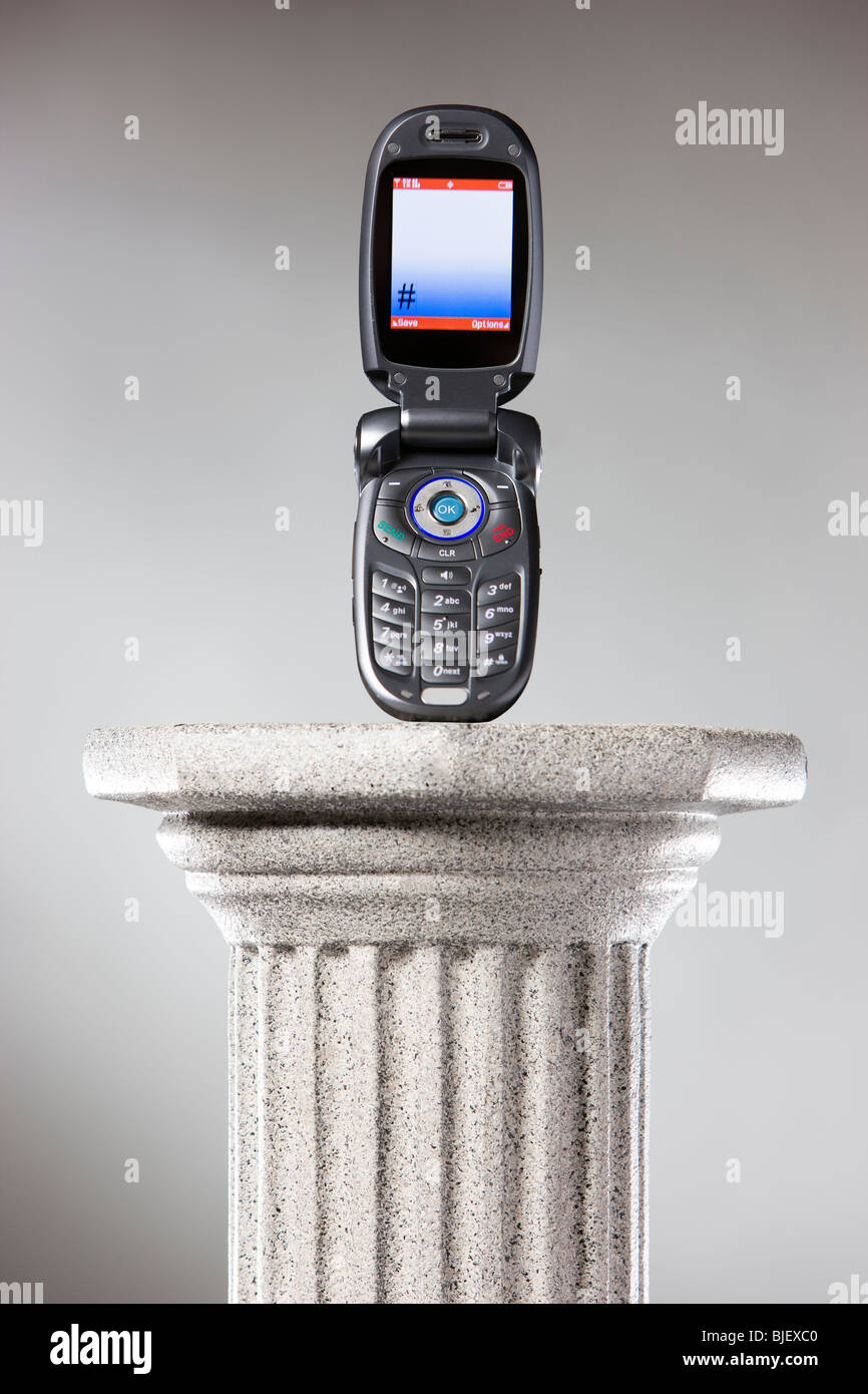 cell phone on a pedestal Stock Photo - Alamy