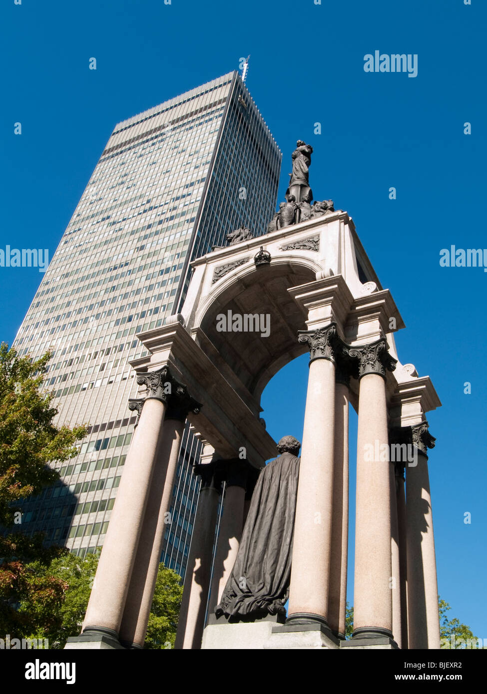 A statue of Sir John A MacDonald at Place du Canada in Downtown ...
