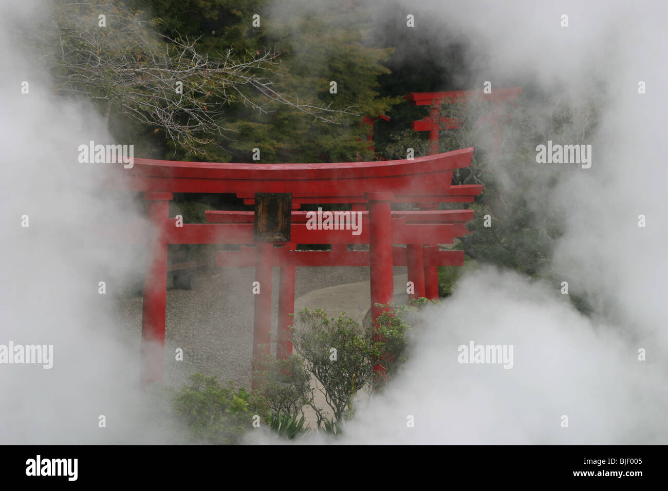 Shrine gates in water hi-res stock photography and images - Alamy
