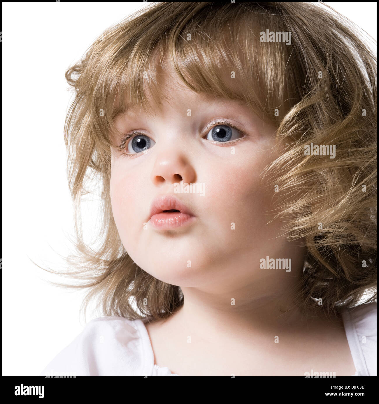 close up of little girl Stock Photo - Alamy