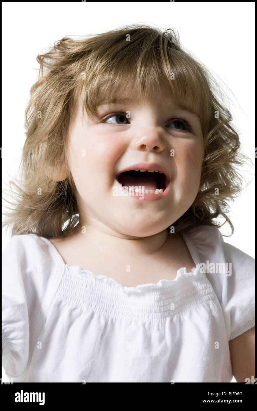 close up of little girl Stock Photo - Alamy