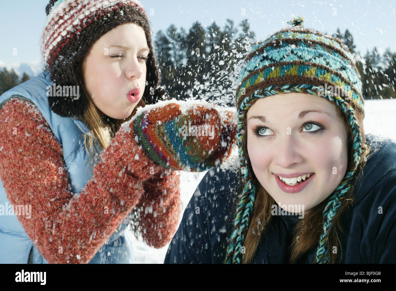 Blows on snow hi-res stock photography and images - Alamy