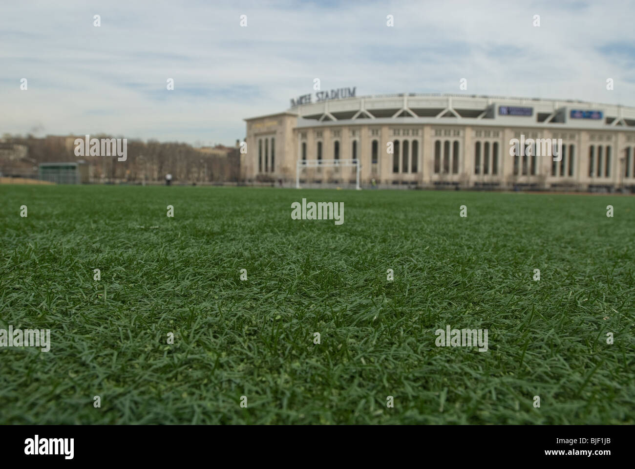 The AstroTurf PureGrass soccer/football field in Macombs Dam Park in ...