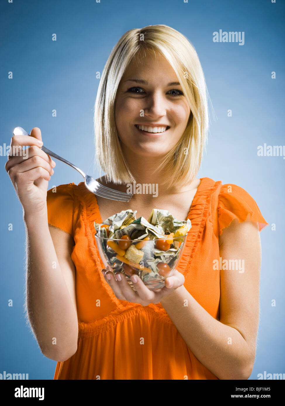 Money salad hi-res stock photography and images - Alamy
