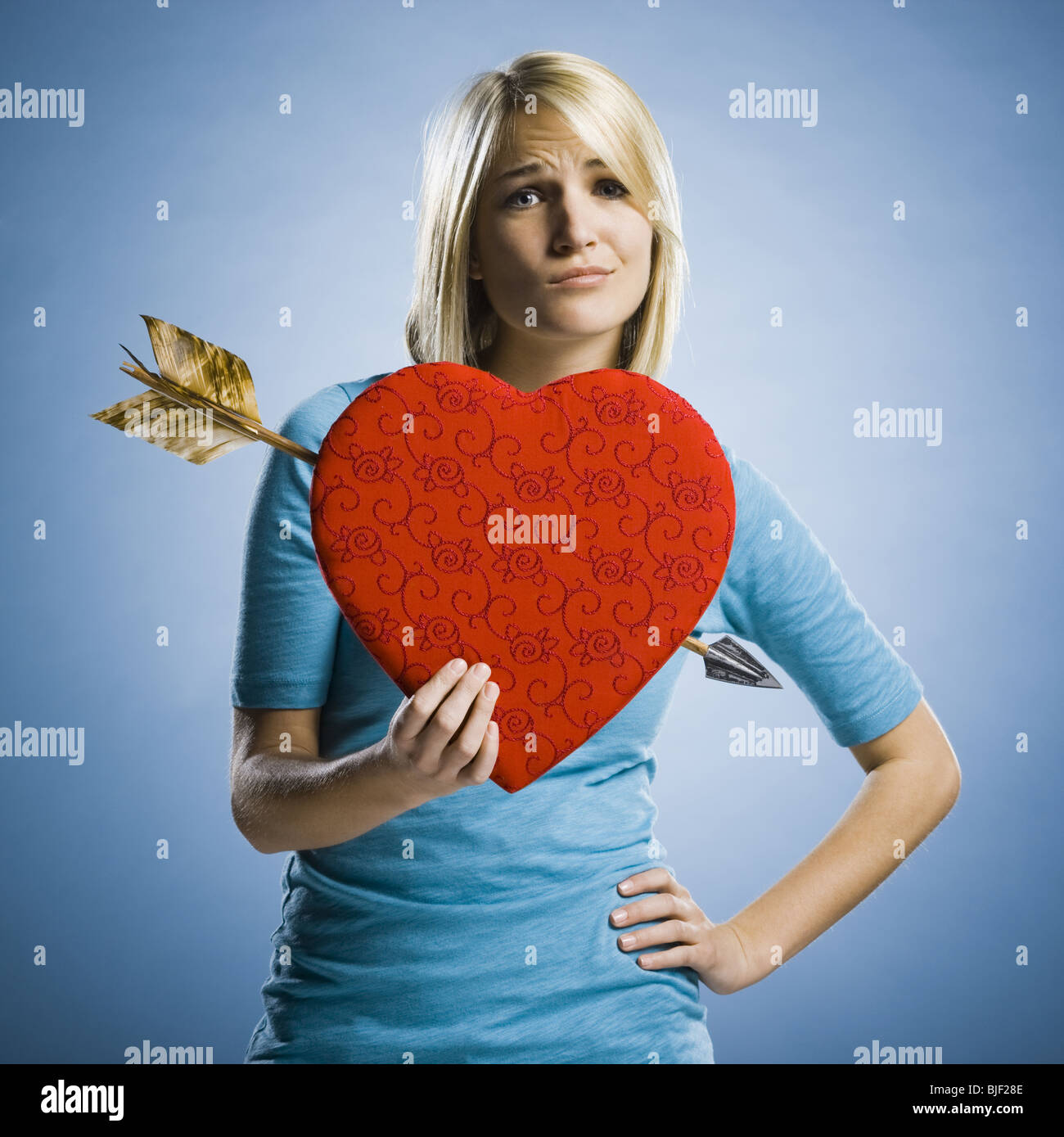 Arrow Through The Heart High Resolution Stock Photography and Images ...