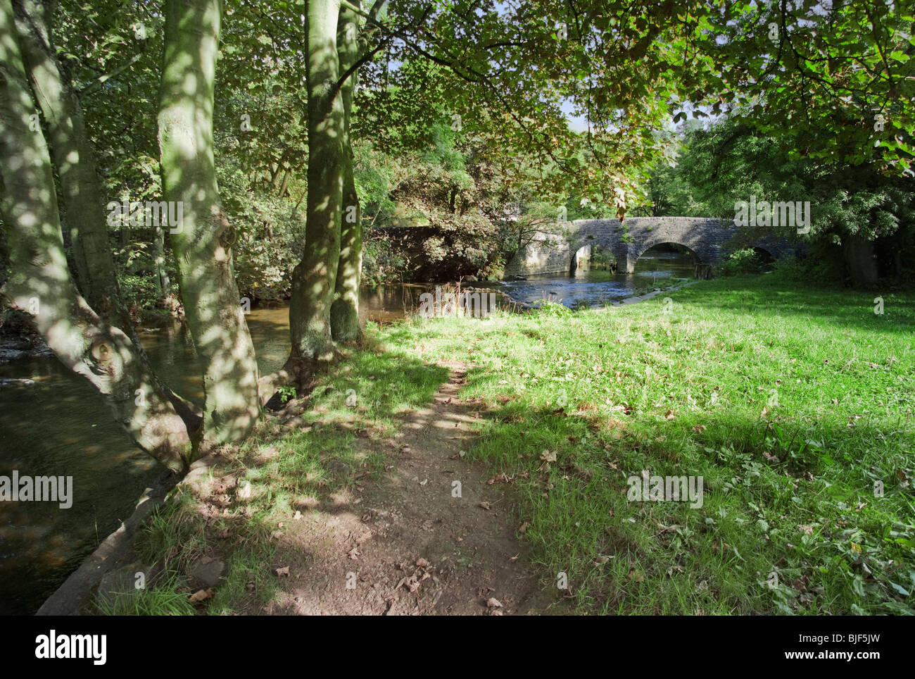 the river manifold at wettons mill in the peak district national park ...