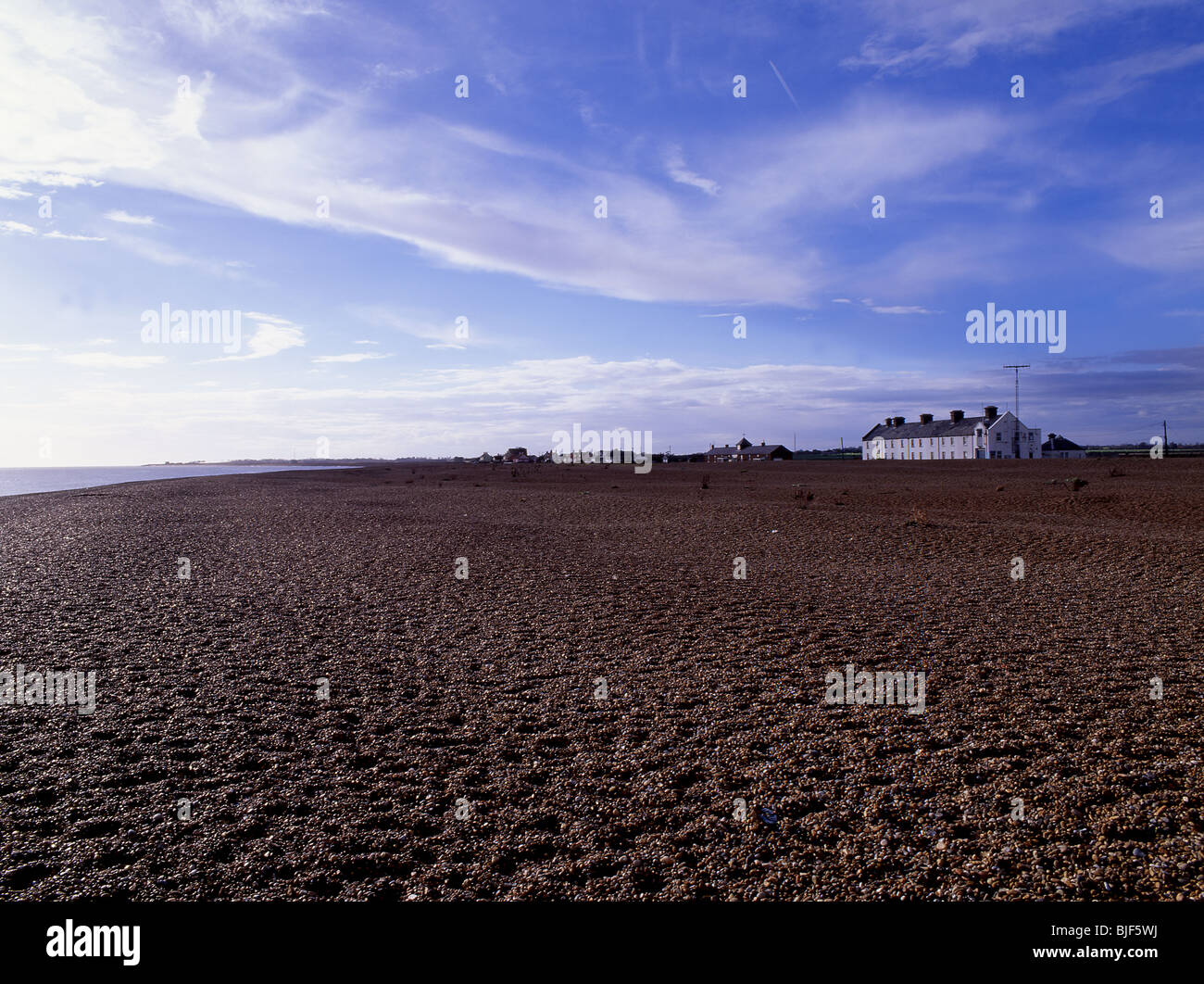 Shingle Street on the Suffolk coast Stock Photo - Alamy