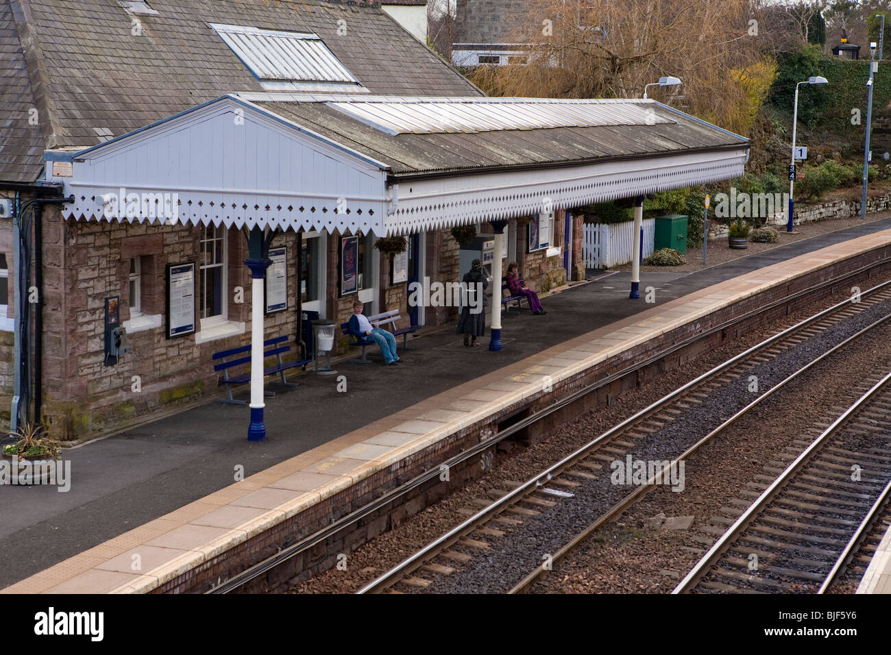 Aberdour Railway Station, Aberdour, Fife, Scotland Stock Photo - Alamy