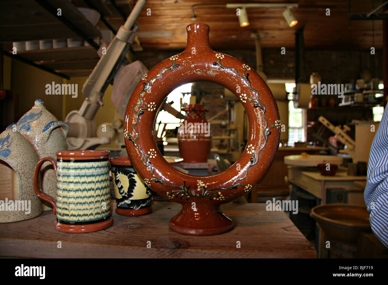Custom hand made Pottery at the Henry Ford Village in Dearborn Michigan ...