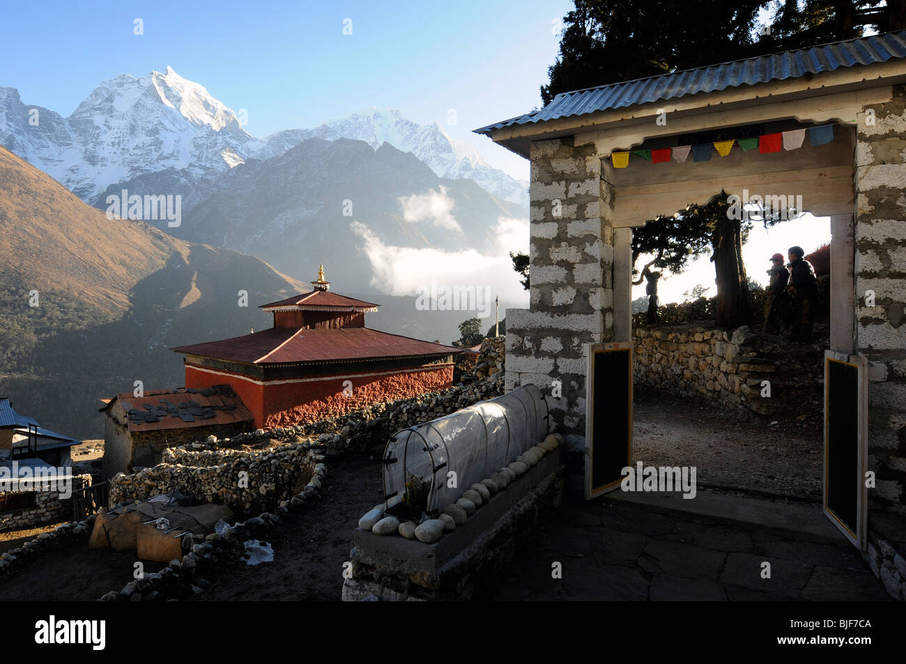 Pangboche monastery hi-res stock photography and images - Alamy