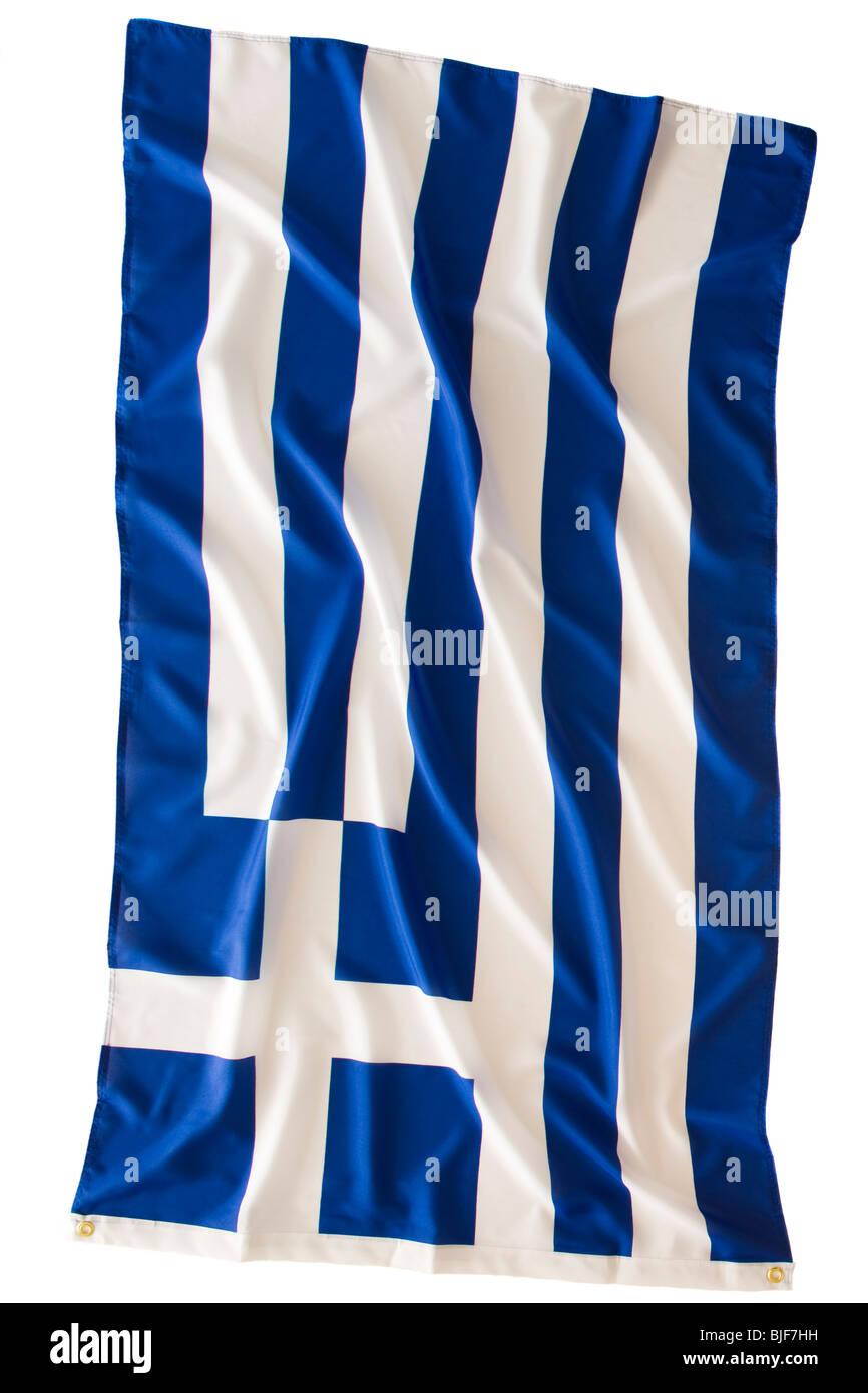 Flag greece greek Cut Out Stock Images & Pictures - Alamy