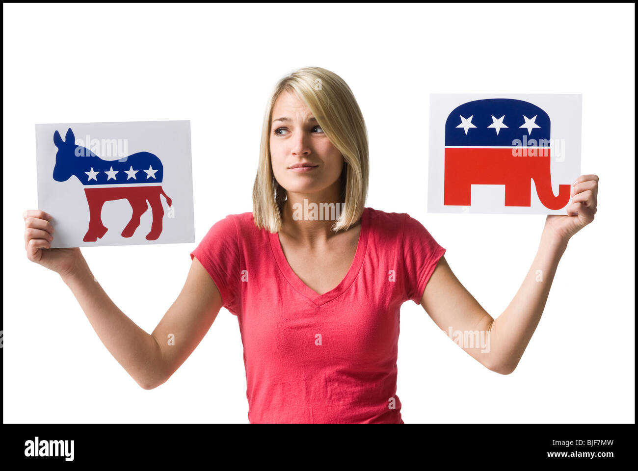 Political party sign hi-res stock photography and images - Alamy