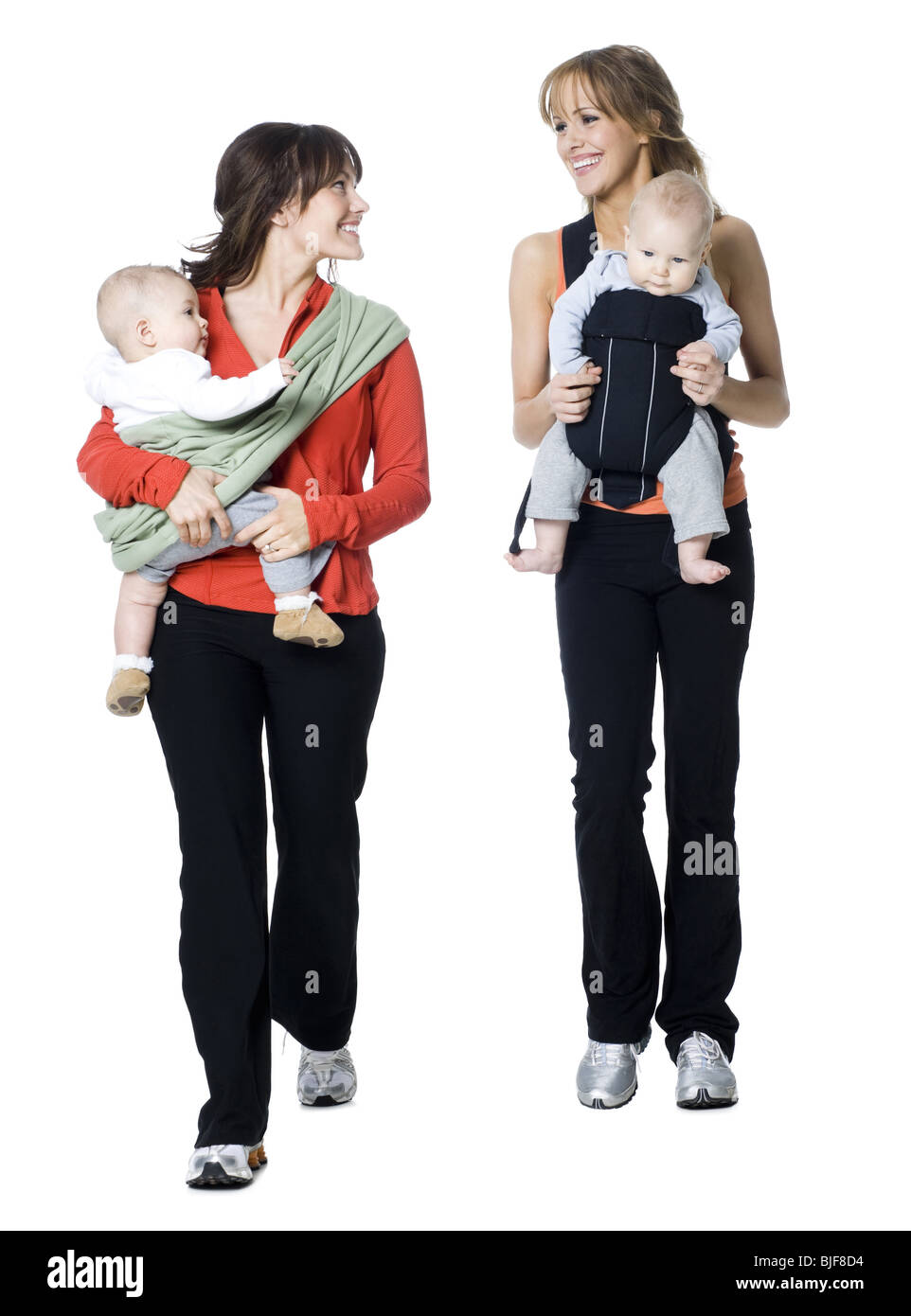 two women and their babies Stock Photo - Alamy