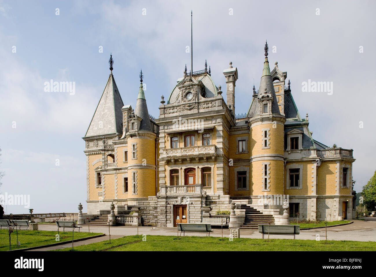 Ukraine,Crimea,Yalta-Massandra,palace of tsar Alexander III Stock Photo ...
