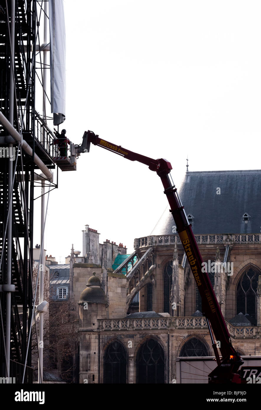 Mobile telescopic construction crane hi-res stock photography and ...