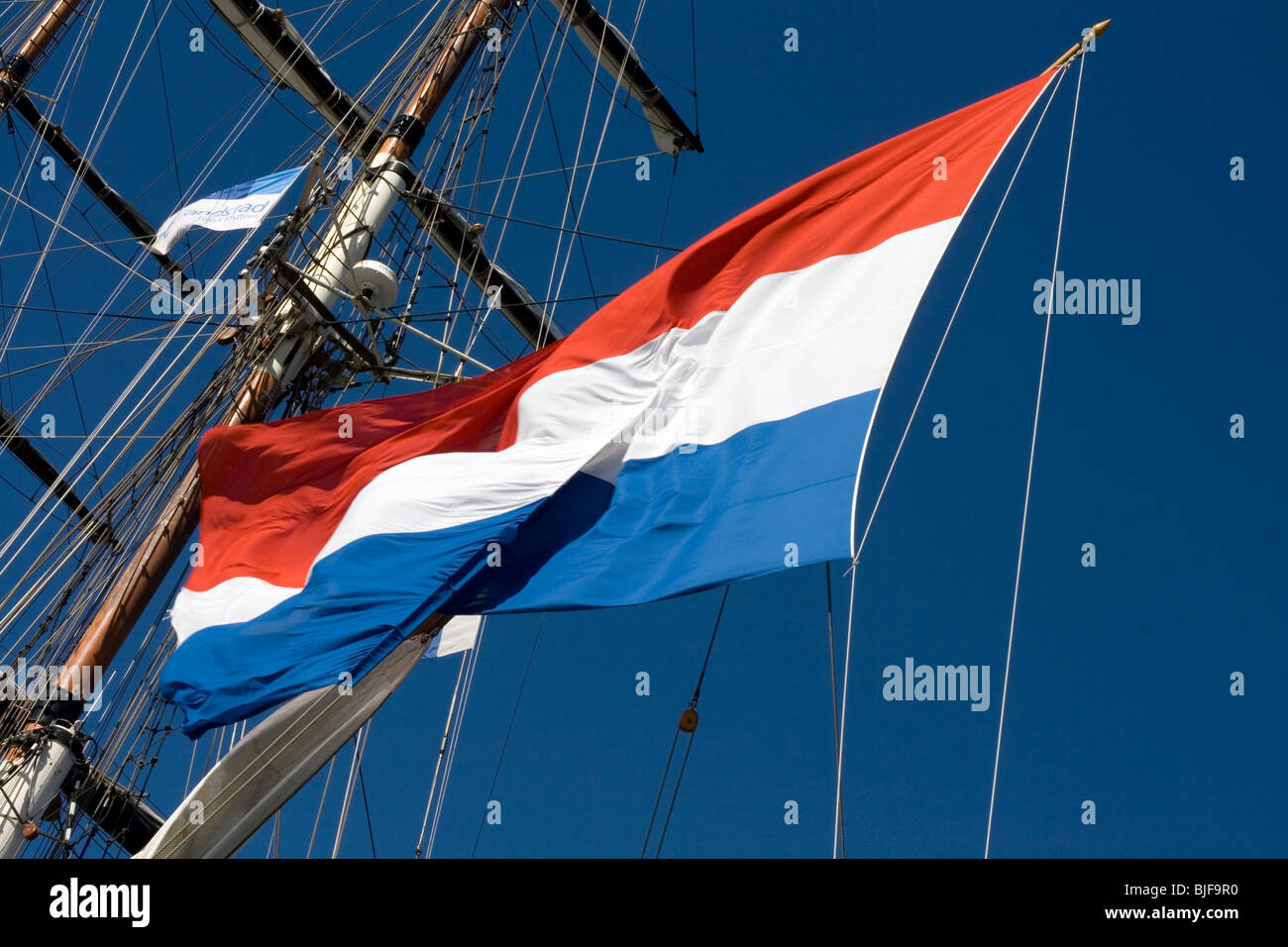 Dutch flag flying High Resolution Stock Photography and Images - Alamy