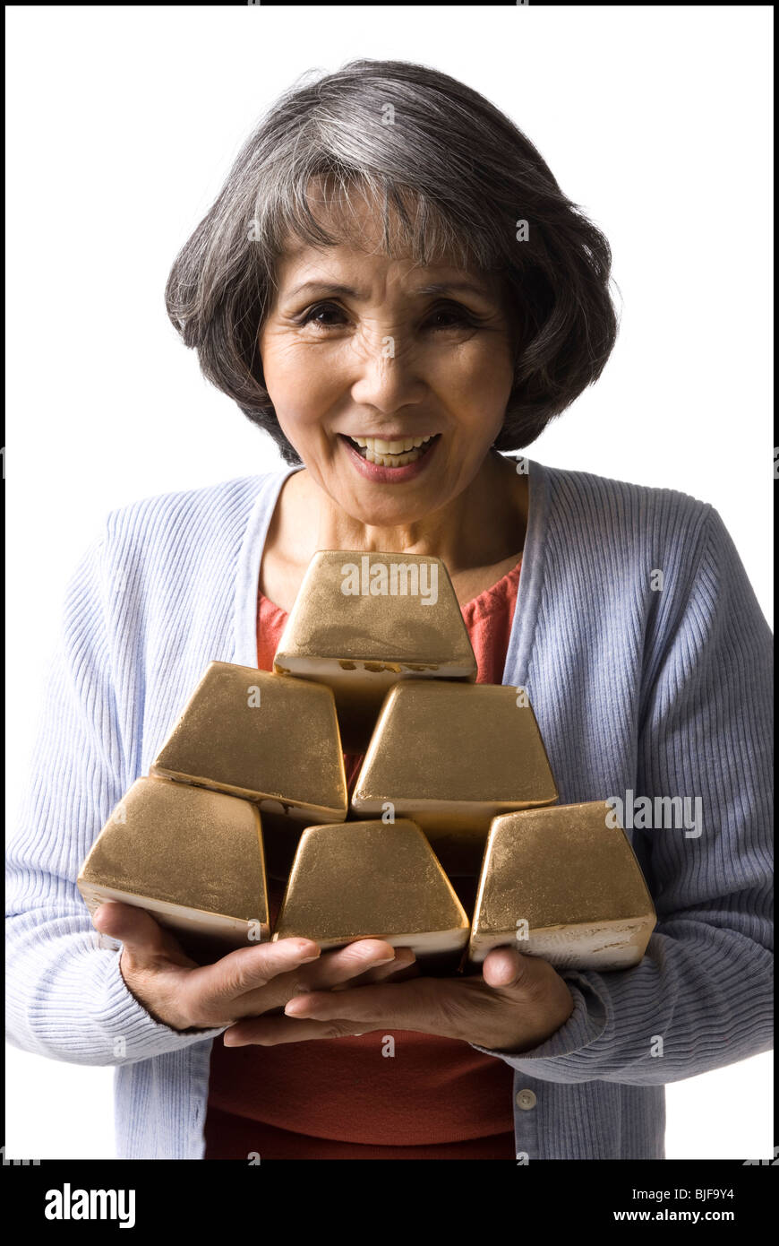 Gold bricks hi-res stock photography and images - Alamy