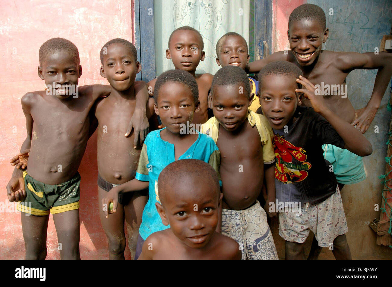 Ghanian Children Ghana West Africa Africa Stock Photo Alamy