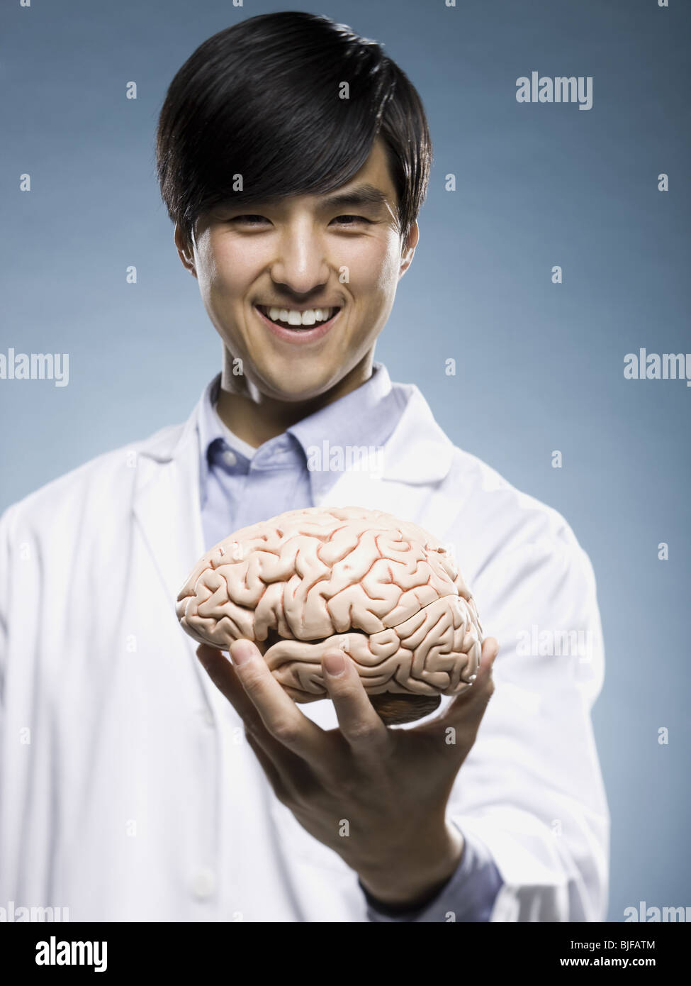 Brain front view man hi-res stock photography and images - Alamy