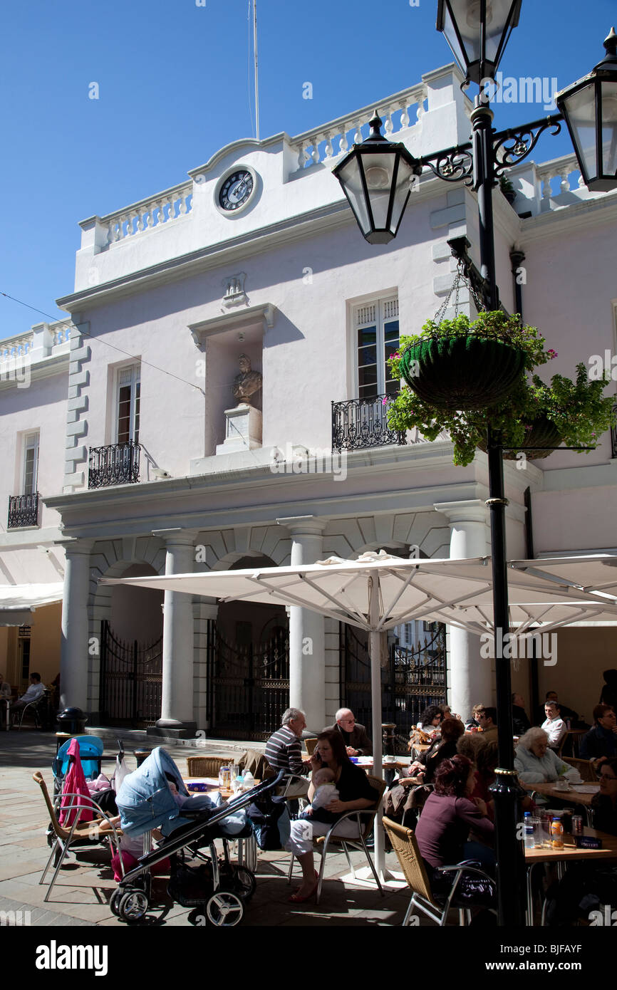 Main street gibraltar shops hi-res stock photography and images - Alamy