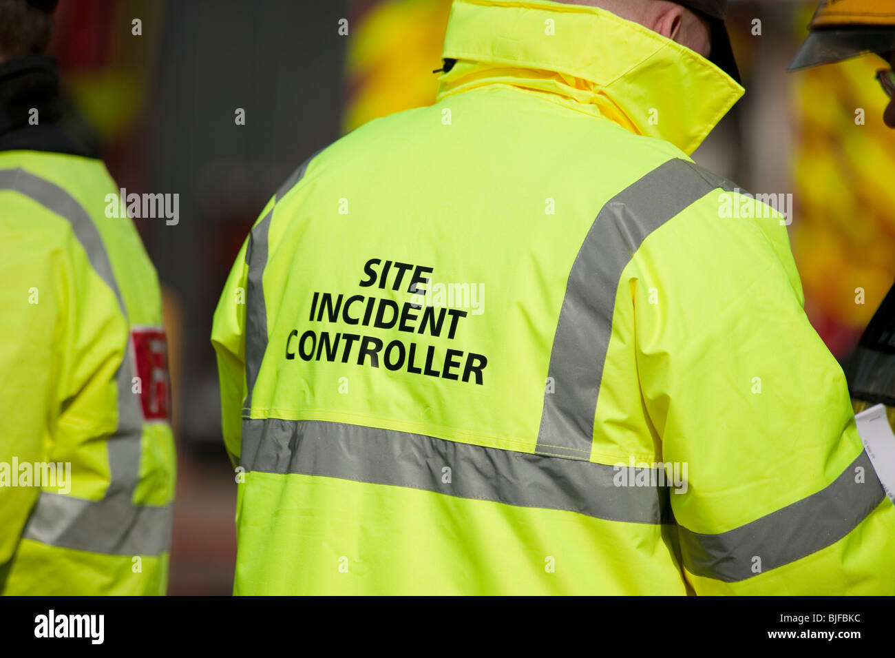 Site Incident Controller Health & Safety Stock Photo - Alamy